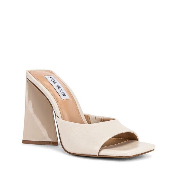 Steve Madden | Shoes | Steve Madden Twist Bone Heels With Square Toe ...